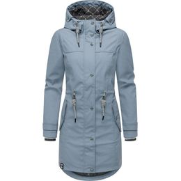 PEAK TIME Raincoat 'L60042' female Blue size XXL