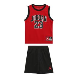 Jordan Jogginganzug Jungen Gr&ouml;&szlig;e 98 rot / schwarz