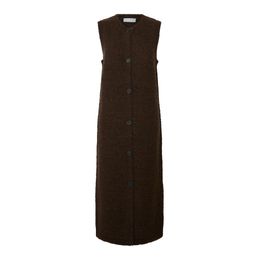 Selected Knitted dress 'SLFLelou' female Brown size S