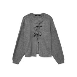 V&eacute;ro Moda VERO MODA Strickjacke 'VMBOOM' Damen Gr&ouml;&szlig;e S graumeliert