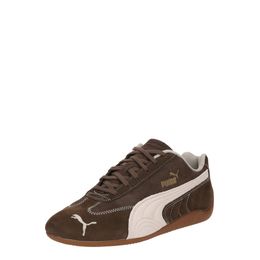 Puma Sneaker 'Speedcat Wine Club' Damen Gr&ouml;&szlig;e 40.5 dunkelbraun / gold / wei&szlig;