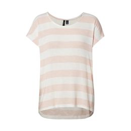 V&eacute;ro Moda VERO MODA T-Shirt Damen Gr&ouml;&szlig;e XL rosa / wei&szlig;