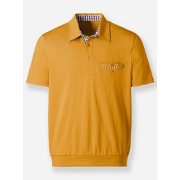 Marco Donati Herren Kurzarm-Shirt, ocker, Gr&ouml;&szlig;e 44/46