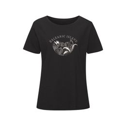 Vivance T-Shirt Damen Gr&ouml;&szlig;e S/M anthrazit / schwarz / wei&szlig;
