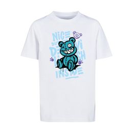 Mister Tee T-Shirt 'Nice But Devilish' Jungen Gr&ouml;&szlig;e 122/128 wei&szlig;