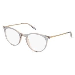 Fielmann BC 002 FLEX CL Brille Damen | Fassung: Vollrand, Panto, Blau Beige