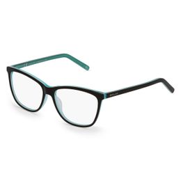 Polar 949 Brille Damen | Fassung: Vollrand, Quadratisch, Schwarz T&uuml;rkis