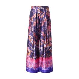 miss goodlife Pleat-Front Pants 'Happy Blue' female Purple size L