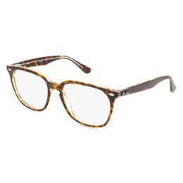 Ray-Ban RB 4362 V Brille Herren | Fassung: Vollrand, Quadratisch, Havanna