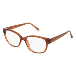 Fielmann MC 588 CL Brille Damen | Fassung: Vollrand, Oval, Braun Transparent