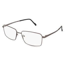 Fielmann COMFORT 129 FLEX CL Brille Herren | Fassung: Vollrand, Quadratisch, Gun Matt