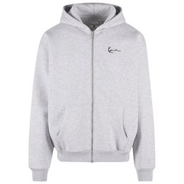 Karl Kani Zip-Up Hoodie 'Essential' male Grey size XXL