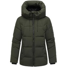 Marikoo Winter Jacket 'Kuscheltatze XVI' female Green size XXL
