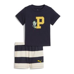 Puma Set 'MINICATS SUPER' Jungen Gr&ouml;&szlig;e 80 navy / gelb / gr&uuml;n / naturwei&szlig;