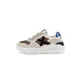 MUNICH Sneaker 'NEXA' Damen Gr&ouml;&szlig;e 41 creme / blau / braun / schwarz