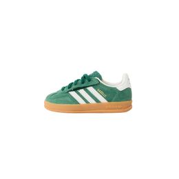 adidas originals Sneaker 'GAZELLE INDOOR' Jungen Gr&ouml;&szlig;e 25 gold / jade / wei&szlig;