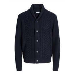 Jack & Jones Jack & Jones Knit Cardigan 'JJPaul' male Blue size XXL