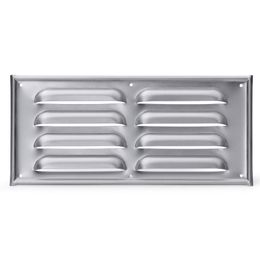 H&uuml;lsberg Kiemenblech Bel&uuml;ftung Aluminium eloxiert 25,5 x 11,5 cm - K&uuml;hlschrank-Zubeh&ouml;r