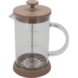Berger French Press Maker 600 ml Kaffeezubereiter f&uuml;r 3 Tassen grau - Kaffeemaschinen & Wasserkocher