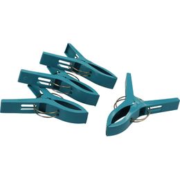 Berger Handtuchclip Coogee 4er Set hellblau - Badespa&szlig;