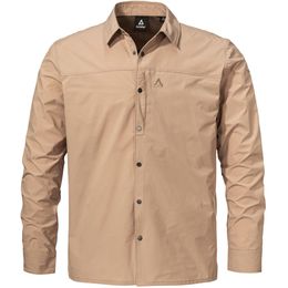 Sch&ouml;ffel Sch&ouml;ffel Style Maghera Herren Trekkinghemd beige 52 - Herrenshirts, -hemden & -pullover