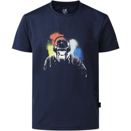 Dare2b Amuse III Kinder Funktionsshirt dunkelblau 116 - Kinder T-Shirts & -hemden von Dare 2b