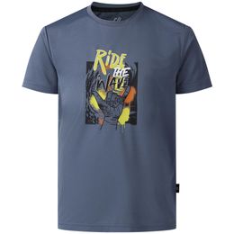 Dare2b Amuse III Kinder Funktionsshirt hellgrau 140 - Kinder T-Shirts & -hemden von Dare 2b