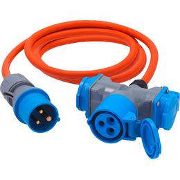 Berger Ultimate CEE-Verl&auml;ngerung mit 3-fach Verteiler 1,5m - CEE-Stecker & -Adapter