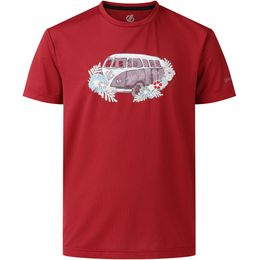 Dare2b Amusing Kinder Funktionsshirt rot 104 - Kinder T-Shirts & -hemden von Dare 2b