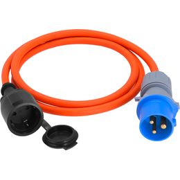 Berger Ultimate Adapterleitung CEE-Stecker und Schutzkontaktkupplung 1,5m - CEE-Kabel