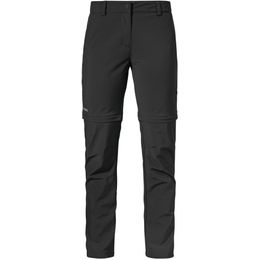 Sch&ouml;ffel Sch&ouml;ffel Ascona Damen Zip-Off Wanderhose schwarz 46 - Damenhosen, -r&ouml;cke & -kleider