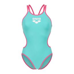 arena Badeanzug 'ONE' Damen Gr&ouml;&szlig;e XL aqua / pink / wei&szlig;