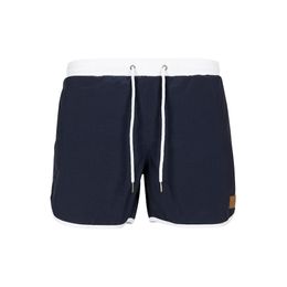 Urban Classics Badeshorts Herren Gr&ouml;&szlig;e XXL navy / wei&szlig;