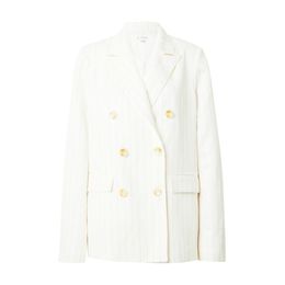 ABOUT YOU x Iconic by Tatiana Kucharova Blazer 'Jasmine' Damen Gr&ouml;&szlig;e 42 beige / wei&szlig;