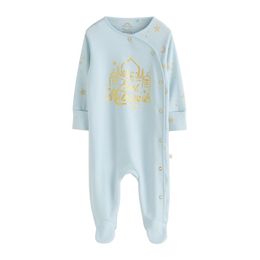 next Schlafanzug 'Eid' Jungen Gr&ouml;&szlig;e 68 hellblau / gold