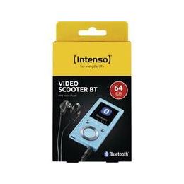 Intenso Video Scooter BT, Portable Player blau, 64 GB, Bluetooth