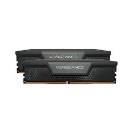 Corsair DIMM 32 GB DDR5-6000 (2x 16 GB) Dual-Kit, Arbeitsspeicher schwarz, CMK32GX5M2E6000C36, Vengeance, INTEL XMP