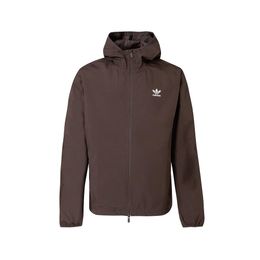 adidas originals Jacke 'ESSENTIALS' Herren Gr&ouml;&szlig;e XL dunkelbraun / wei&szlig;