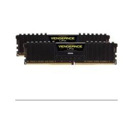 Corsair DIMM 32 GB DDR4-3200 (2x 16 GB) Dual-Kit, Arbeitsspeicher schwarz, CMK32GX4M2E3200C16, Vengeance LPX, INTEL XMP