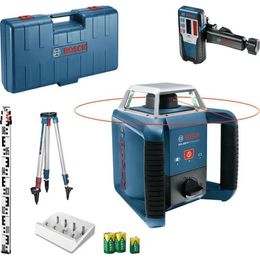 Bosch Rotationslaser GRL 400 H Professional blau/schwarz, rote Laserlinie, im Koffer