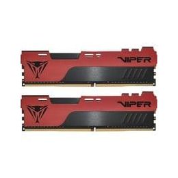 PATRIOT DIMM 32 GB DDR4-3200 (2x 16 GB) Dual-Kit, Arbeitsspeicher rot/schwarz, PVE2432G320C8K, Viper Elite II, INTEL XMP