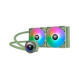 Thermaltake TH280 V2 ARGB Sync AIO Liquid Cooler Matcha Green, Wasserk&uuml;hlung olivgr&uuml;n