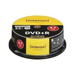 Intenso DVD+R 4,7 GB, DVD-Rohlinge 16fach, 25 St&uuml;ck, bedruckbar