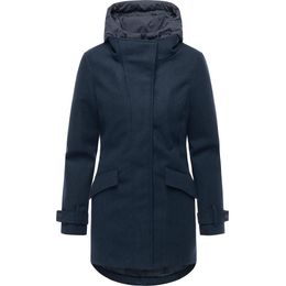 Ragwear Wintermantel 'Petuja Felt Youmodo' Damen Gr&ouml;&szlig;e XL blau / petrol