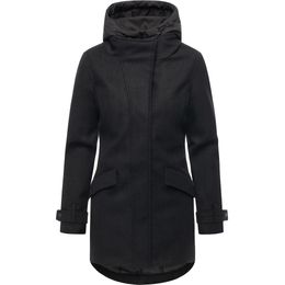 Ragwear Raincoat 'Petuja Felt Youmodo' female Black size XXXL