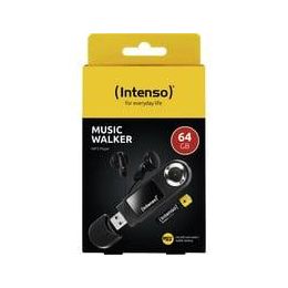 Intenso Music Walker, MP3-Player schwarz, 64 GB