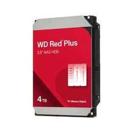 Western Digital Red Plus NAS-Festplatte 4 TB SATA 6 Gb/s, 3,5", 24/7
