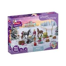 Schleich Horse Club Adventskalender 2025 - Weihnachtswunder Fohlenaufzucht, Spielfahrzeug