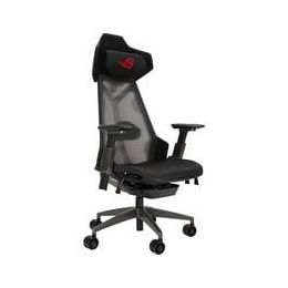 ASUS ROG Destrier Gaming-Stuhl black schwarz/grau, mobile Gaming-Armst&uuml;tzmodus, Akustikpaneel