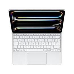 Apple Magic Keyboard f&uuml;r 13" iPad Pro (M5/M4), Tastatur wei&szlig;, UK-Layout, Scherenmechanik